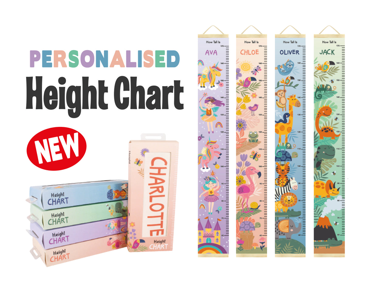 Personalised Height Charts – Instant Gifts International Ltd